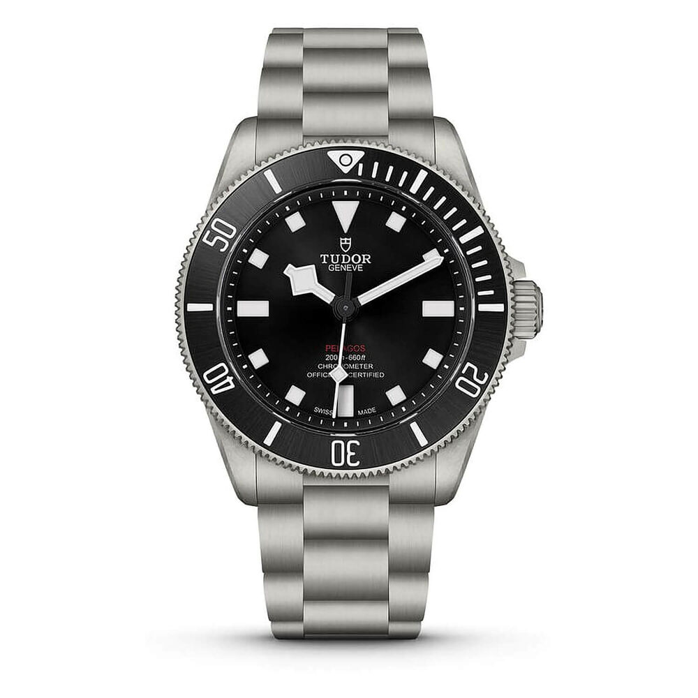 TUDOR Pelagos 39mm Black Dial Titanium Bracelet Watch