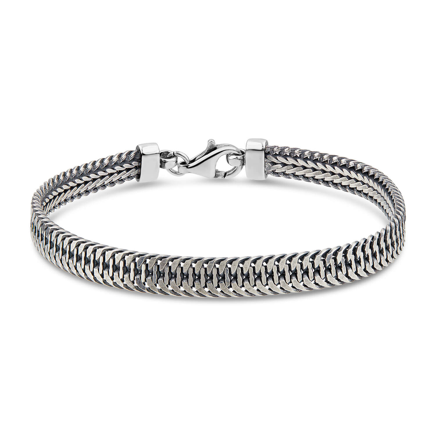 Sterling silver herringbone bracelet store