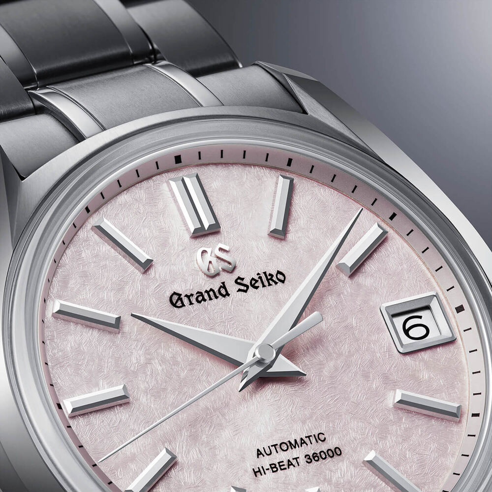 Grand Seiko 'Sakura-Kakushi' 62GS Hi-Beat Pink Dial Watch