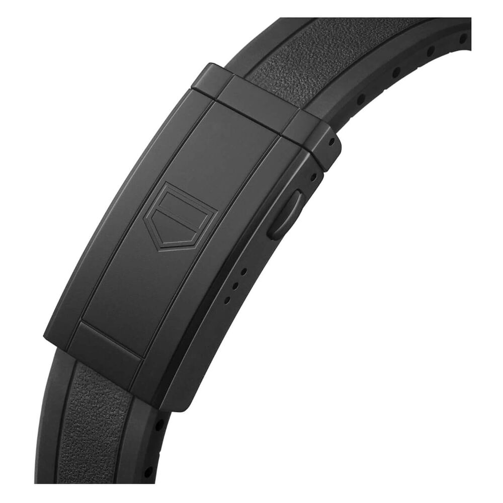 TAG Heuer 40mm Solargraph Black Dial DLC Case Bracelet Watch